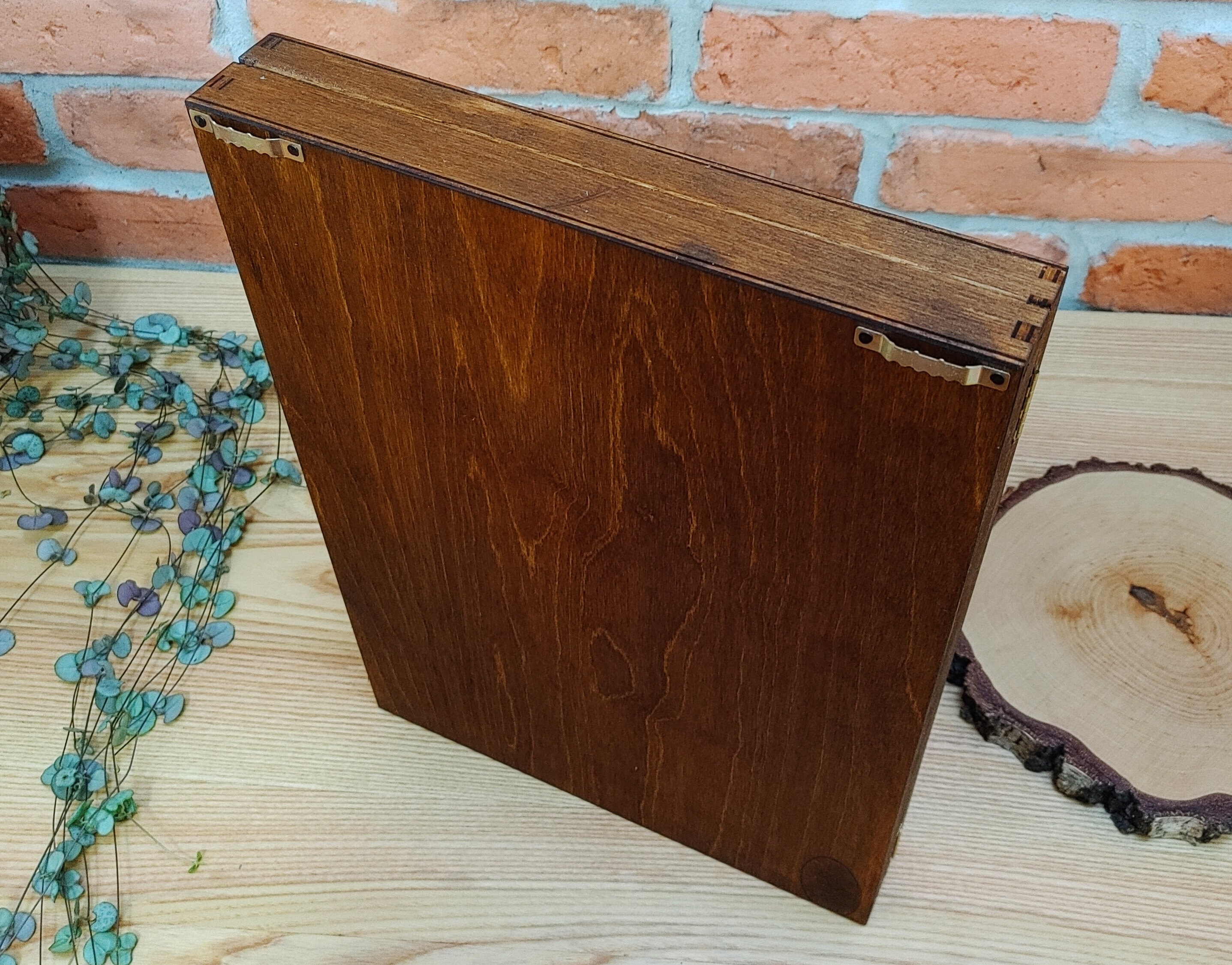 Personalized Natural Wooden Family Big Key Box Hanging Key - Etsy