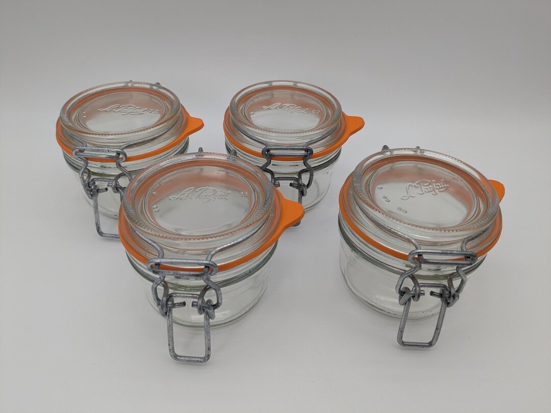 Le Parfait Vintage Glass Mason Jars Decoration Country Kitchen, Gift ...