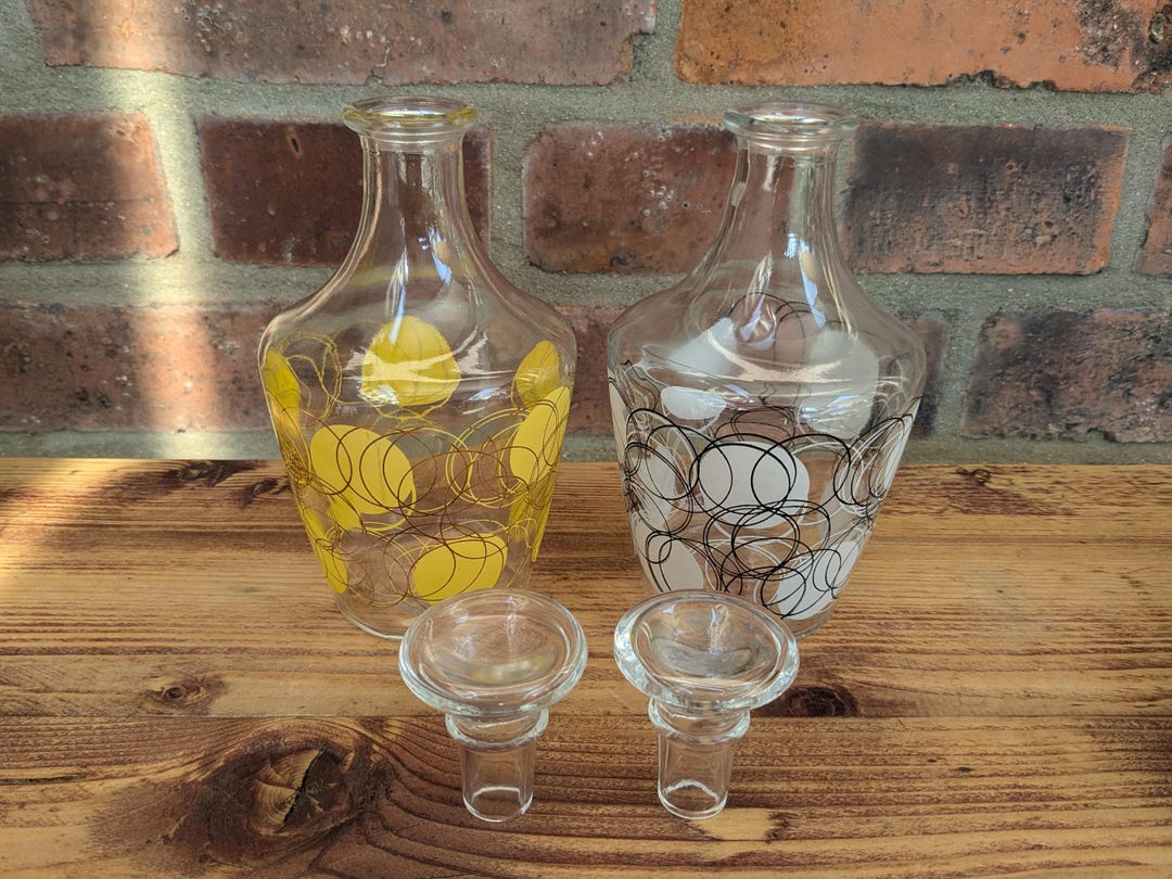 Luminarc Carafe Glass Bottle France Vintage 70s, - Etsy