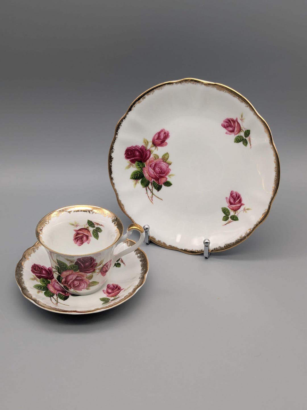 Vintage Hard Porcelain Collector's Set 30s Germany Porcelain, Vintage ...