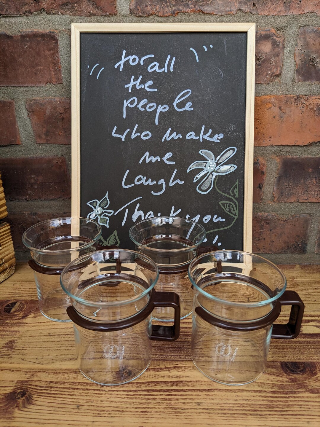 Bodum Picard Tea Glasses Brown Set of 4 80s Space Age Tea Cup, Star ...