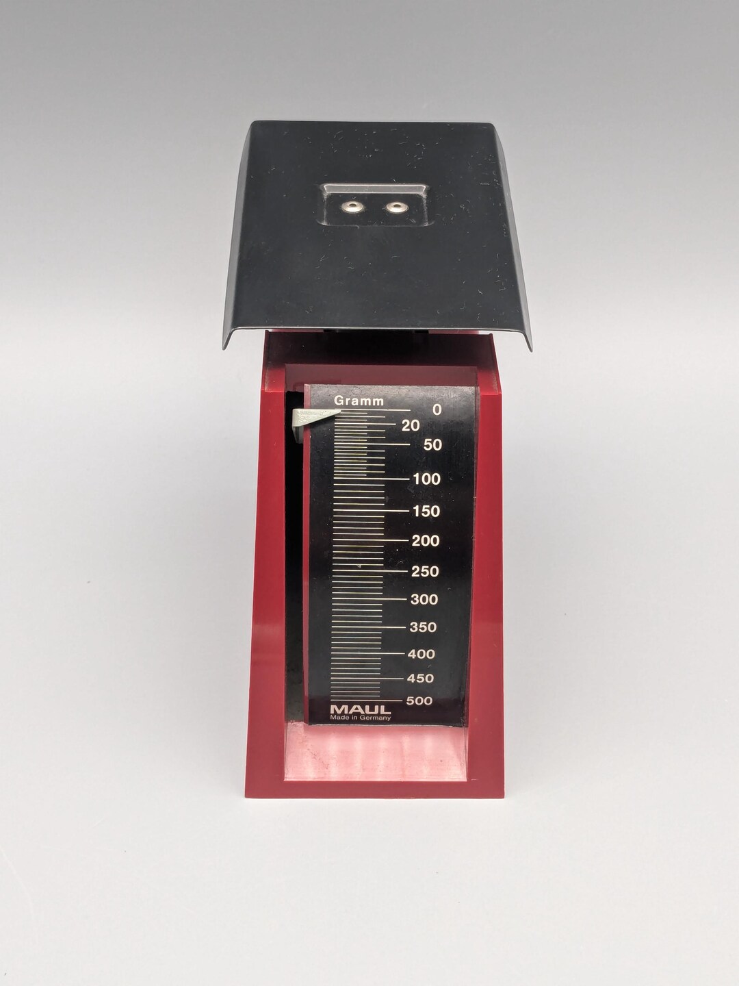 VINTAGE Letter Scale Dark Red/ Retro Scale 70s/ Original Maul Letter ...