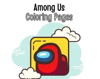 Among Us Colouring Page, A4 Instant Download, Printable PDF, You Look ...