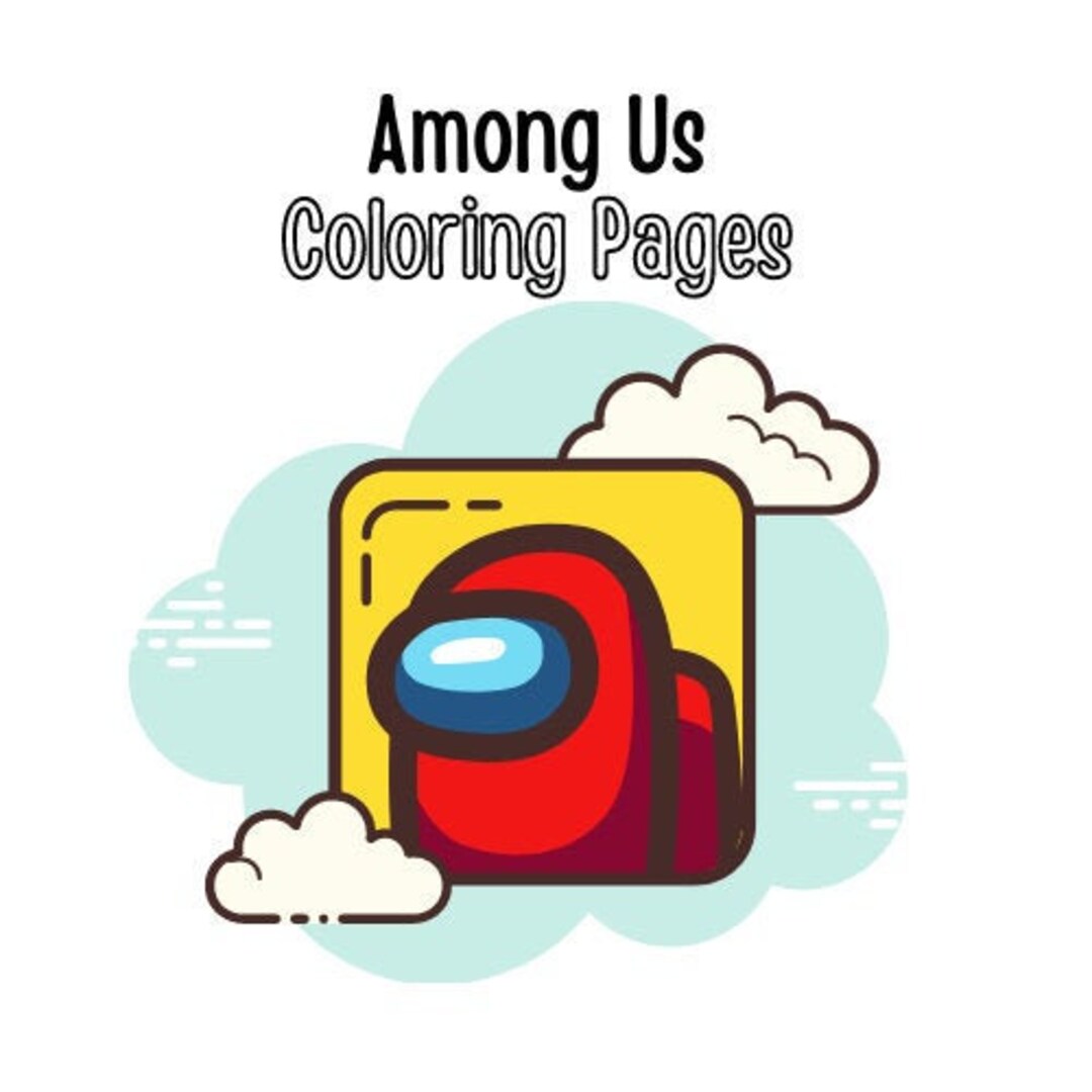 Among Us Printable Coloring Book - Etsy
