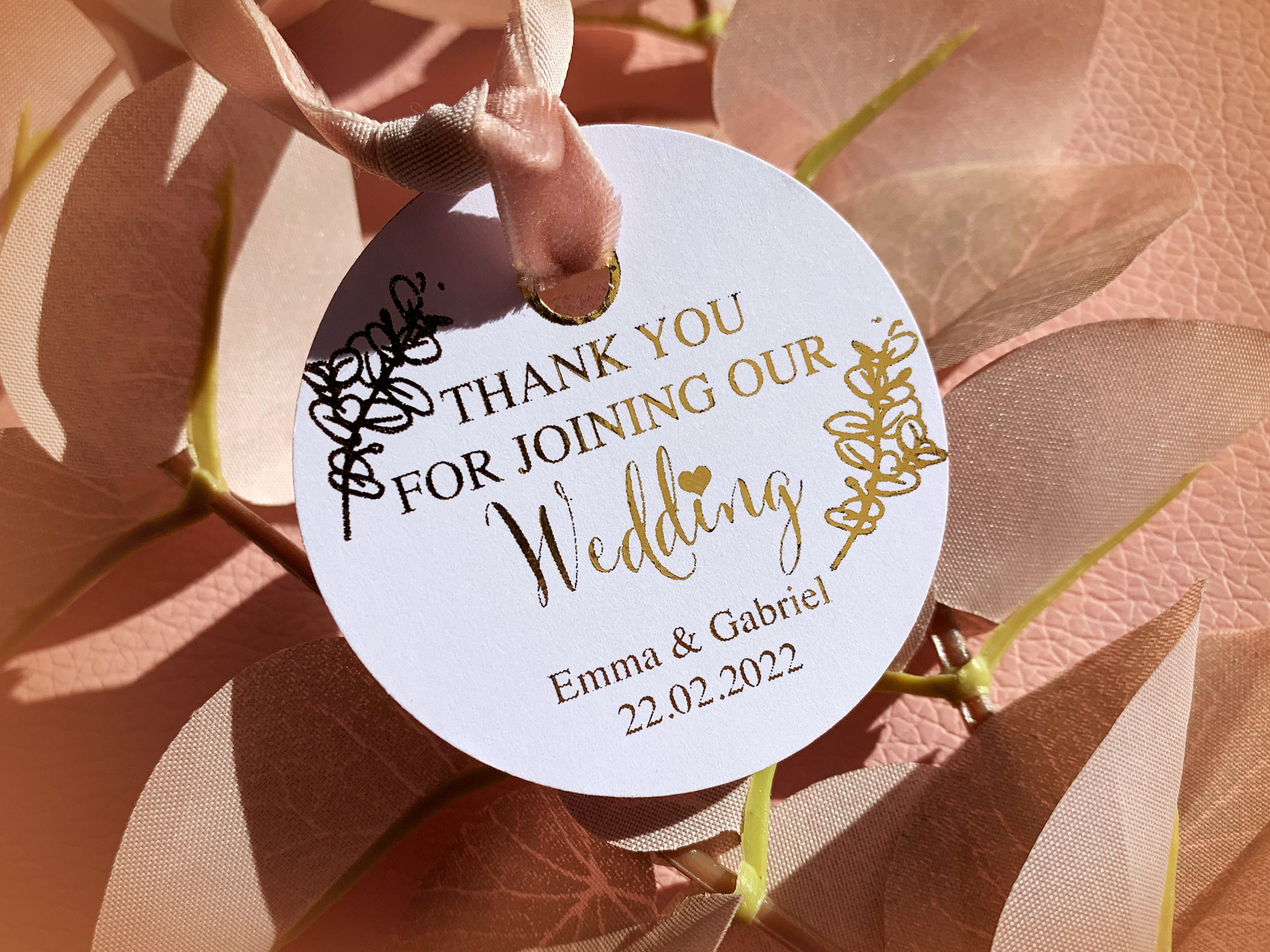 Round,personalized Gift Tags, Wedding Gift Tags, Guest Gift Tags, Guest ...