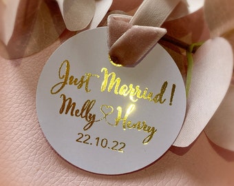 Round,personalized Gift Tags, Wedding Gift Tags, Guest Gift Tags, Guest ...