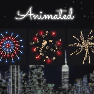Animated Emotes - Firework Pack 1 - Etsy