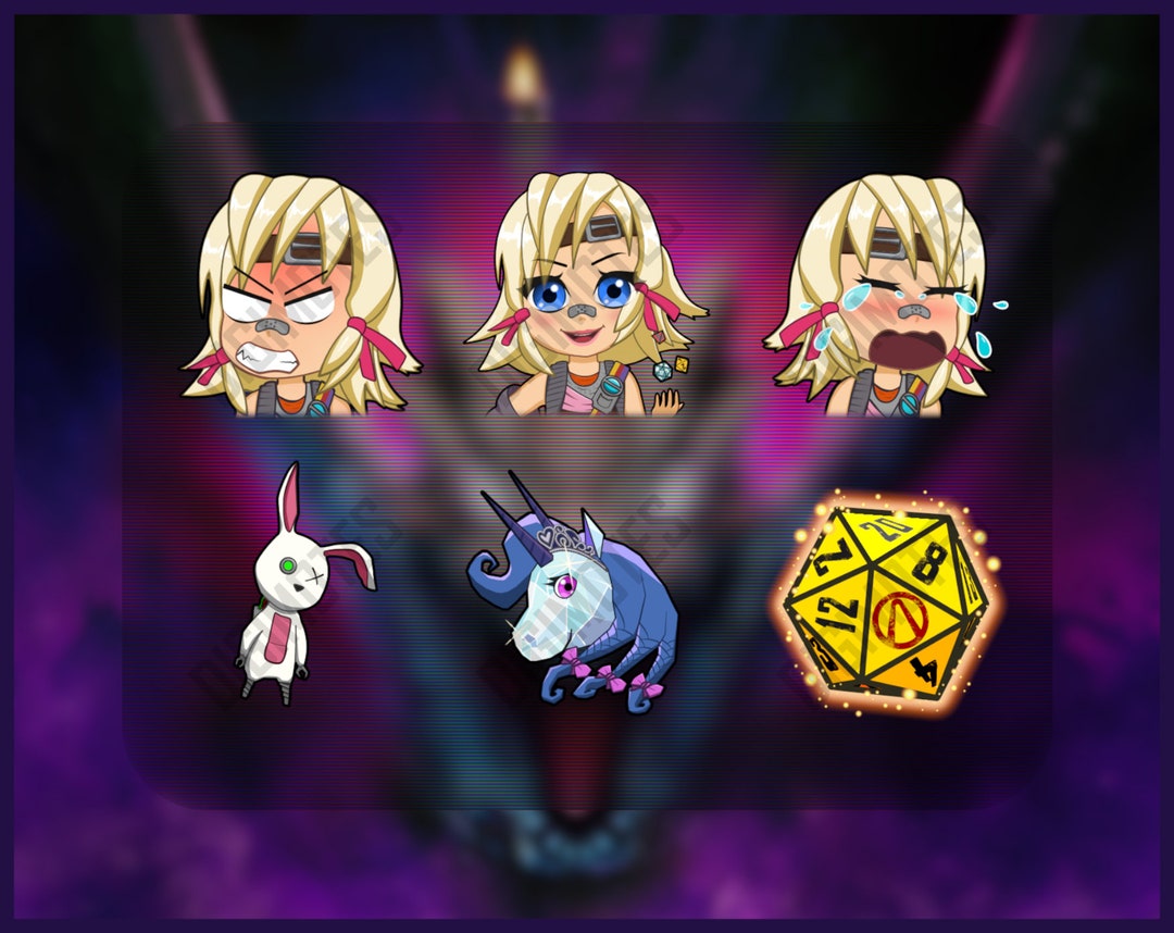 Twitch Emotes - Tiny Tina's Wonderlands Pack - Etsy