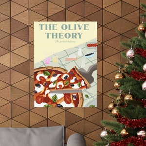 The Olive Theory Food Poster - Etsy
