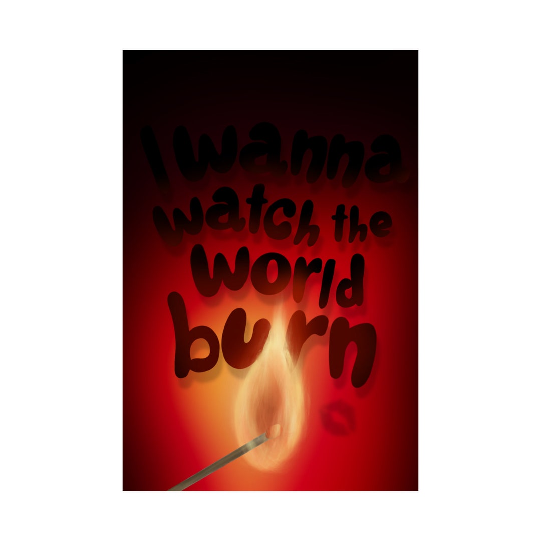 Mean Girls World Burn Poster - Etsy