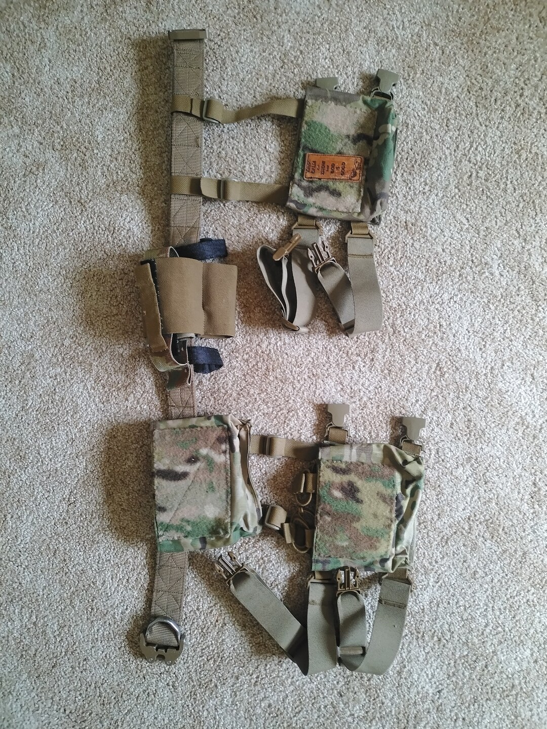 Battle Belt With Drop Leg Pouches - Etsy