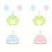 Kawaii Frog Clipart, Frog PNG, Birthday Frog Clipart, Digital Sticker ...