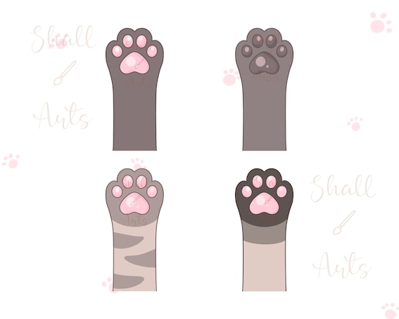 Cute Cat Paw Drawings