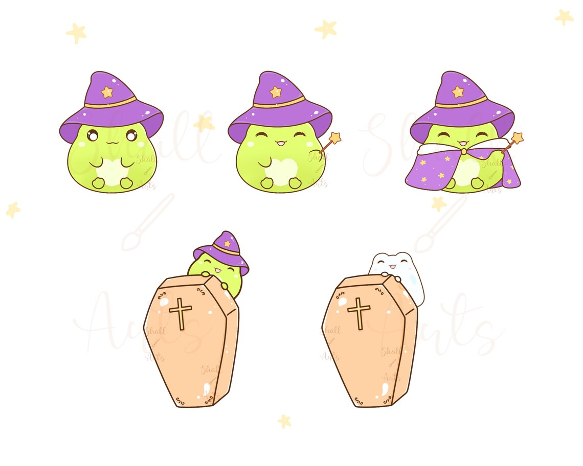 Cute Halloween Frogs Clipart, Frogs PNG, Cute Halloween Clipart ...