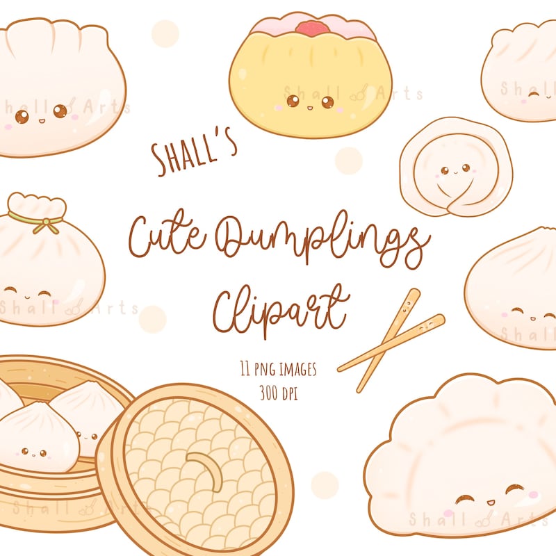 Dumpling Faces - Etsy
