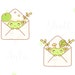 Frog Labels and Mail Clipart | Frog PNG | Cute Frog Clipart | Mail ...