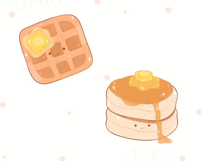 Cute Breakfast Foods Clipart, Breakfast Clipart, Foods Clipart, Food ...