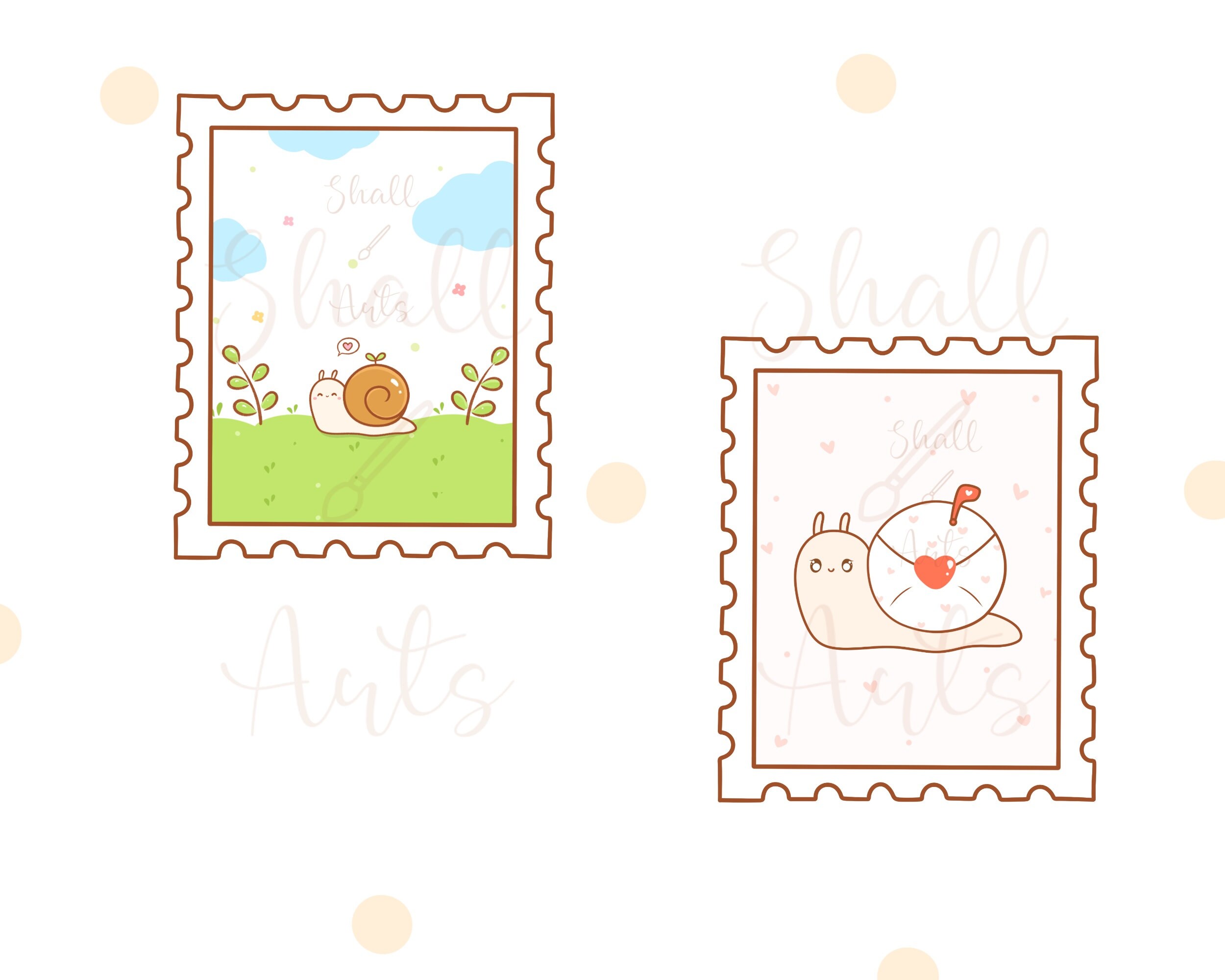 Cute Snail Mail Clipart, Mail PNG, Snail Happy Mail Clipart, Happy Mail ...