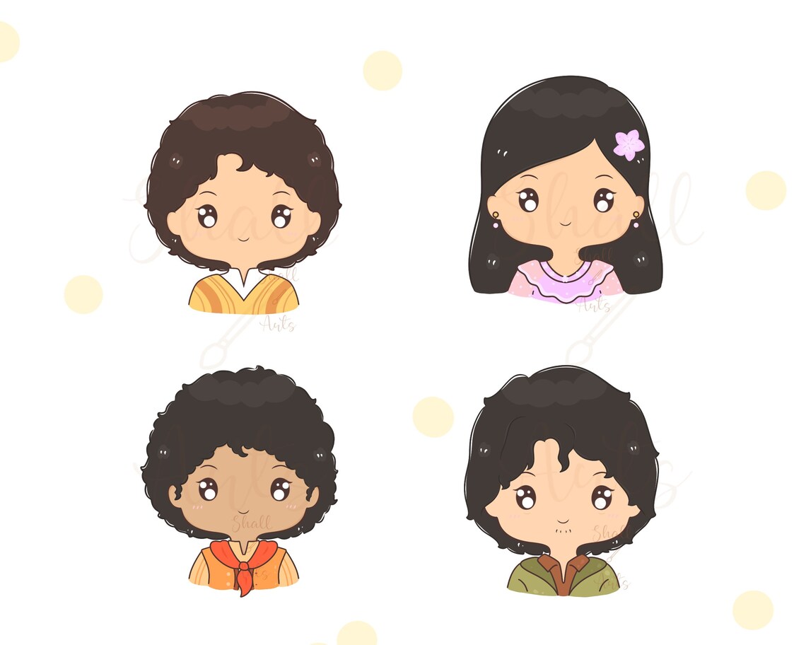 Cute Miracle Family Clipart Family Clipart Children Movie - Etsy