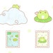 Frog Labels and Mail Clipart | Frog PNG | Cute Frog Clipart | Mail ...