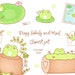 Frog Labels and Mail Clipart Frog PNG Cute Frog Clipart Mail Clipart ...