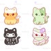 Cute Halloween Spooky Cats Clipart, Cats PNG, Cute Halloween Clipart ...
