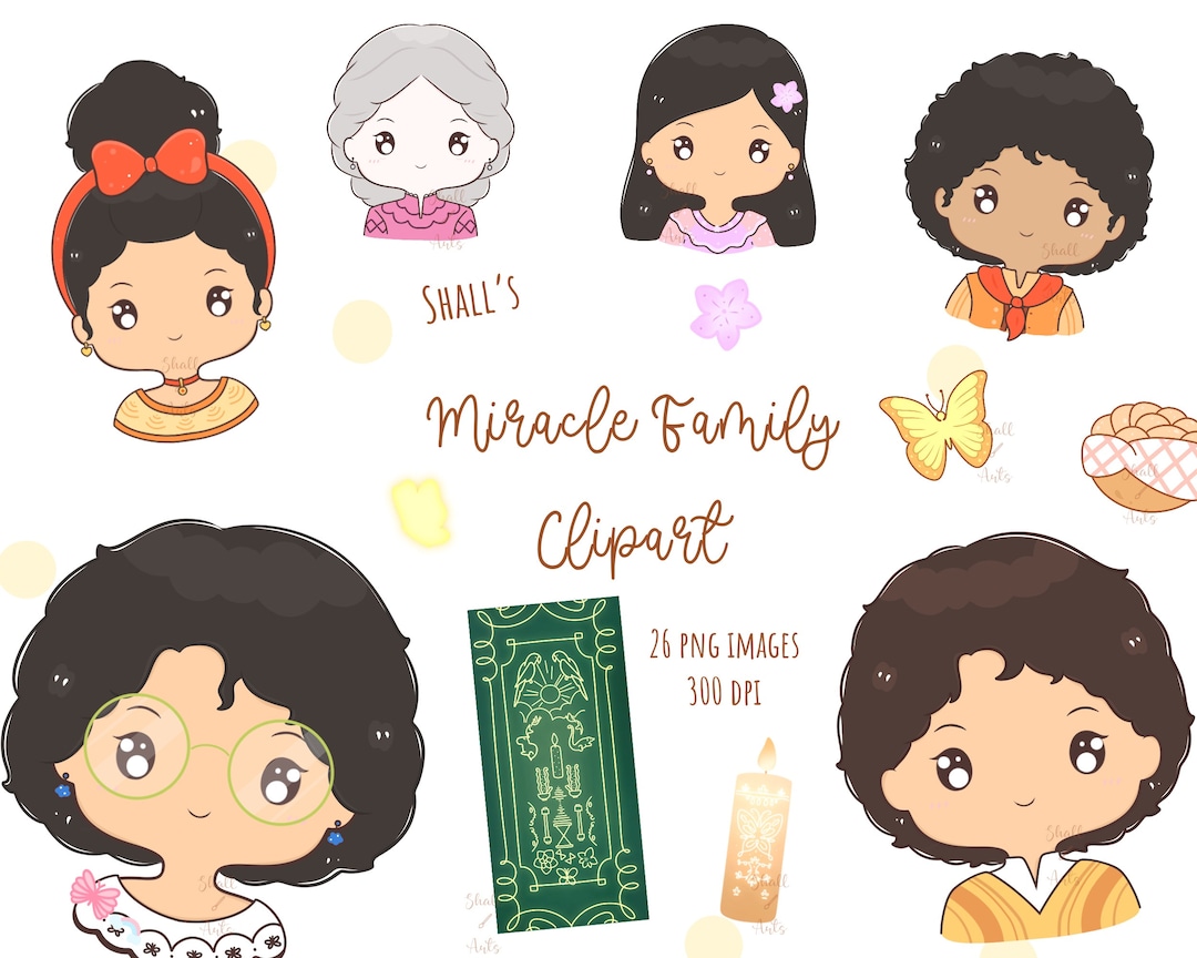 Cute Miracle Family Clipart | Family Clipart | Children Movie Clipart ...