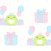 Kawaii Frog Clipart, Frog PNG, Birthday Frog Clipart, Digital Sticker ...