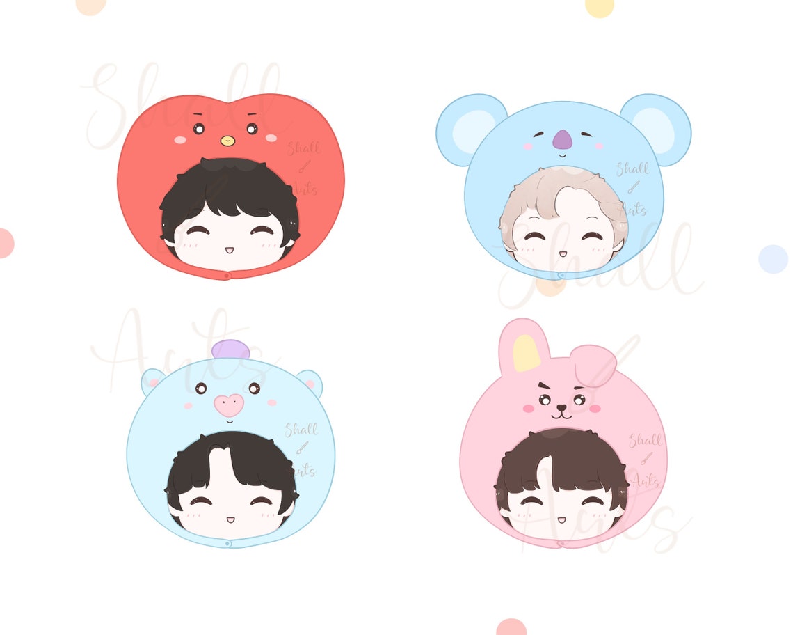 Cute Korean Idols Clipart, Cute Idols Clipart, Singers Clipart, K P O P ...