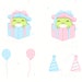 Kawaii Frog Clipart, Frog PNG, Birthday Frog Clipart, Digital Sticker ...