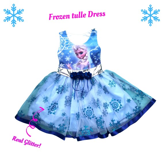 ELSA Dress Elsa Costume Princess Dress Frozen Dress Summer - Etsy