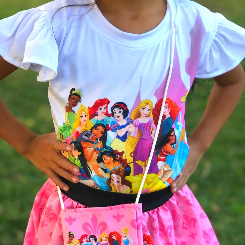 Princesses Birthday Outfit Birthday Princess Skirt Outfit - Etsy