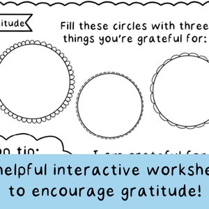 Gratitude - Therapeutic Wellbeing Worksheet - Mindful Mollie- Digital ...