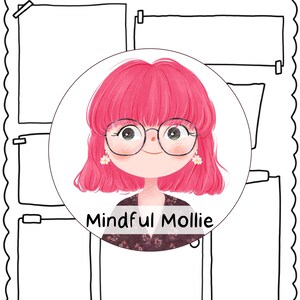 Happy Things- Therapeutic Wellbeing Worksheet - Mindful Mollie- Digital ...