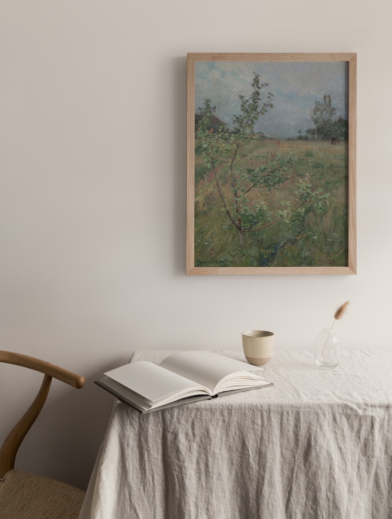 French Country Decor Vintage Landscape - Etsy