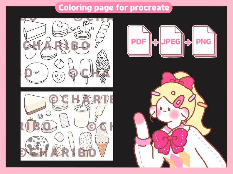 Charibo Art 2022 November Set Digital Coloring - Etsy