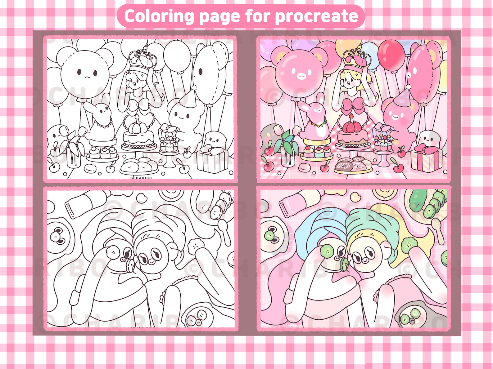 Charibo Art september Set Digital Coloring Book Printable Coloring ...