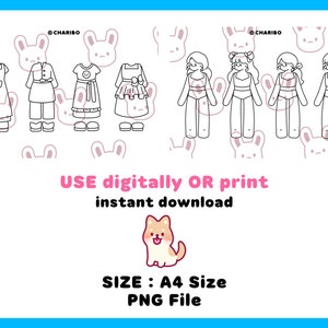 Puppy Salon Paper DIY: Printable Coloring Book (digital Download) - Etsy