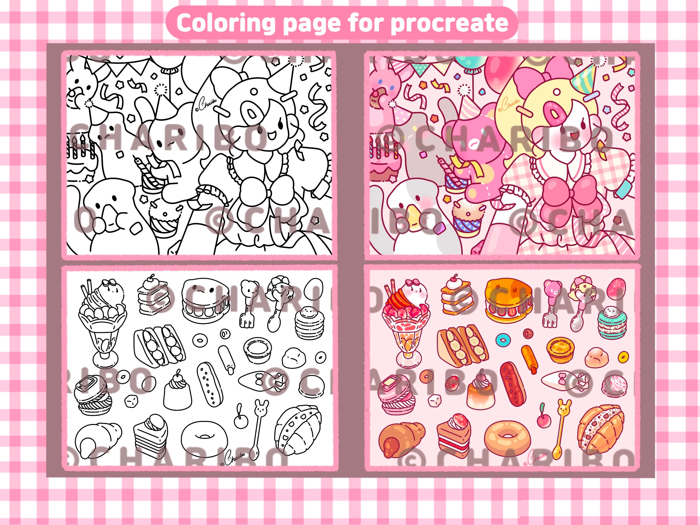 Charibo Art 2022' July Set Digital Coloring - Etsy Australia