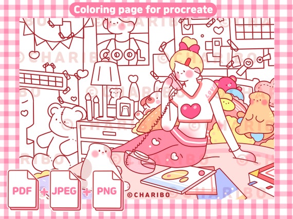 drawing-illustration-charibo-art-special-set-digital-coloring-book
