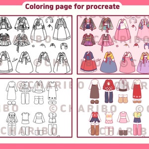 Charibo Character Coloring Book: Customizing Set (digital Download) - Etsy