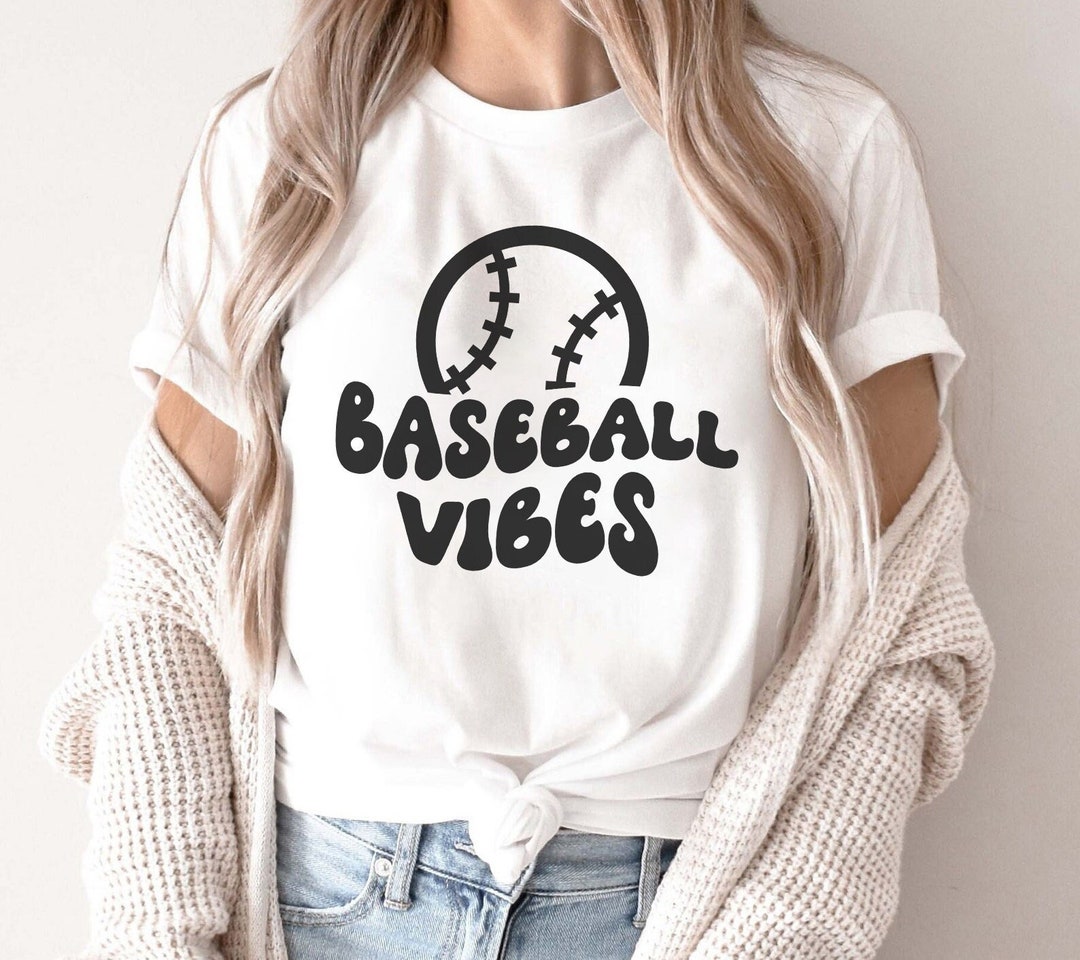 Baseball Vibes SVG Baseball Svg Sports Svg Baseball Mom - Etsy