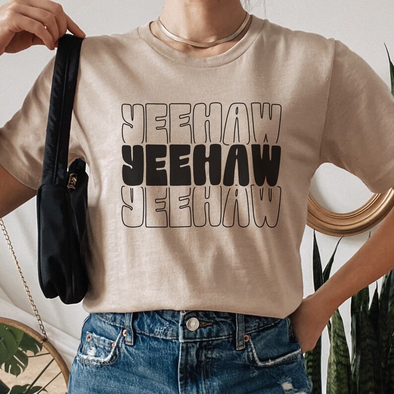 Yee Haw Svg, Country Music Svg, YEEHAW, Cowboy, Wavy Letters Svg ...