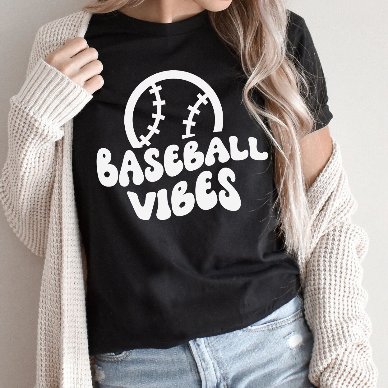 Baseball Vibes SVG Baseball Svg Sports Svg Baseball Mom - Etsy