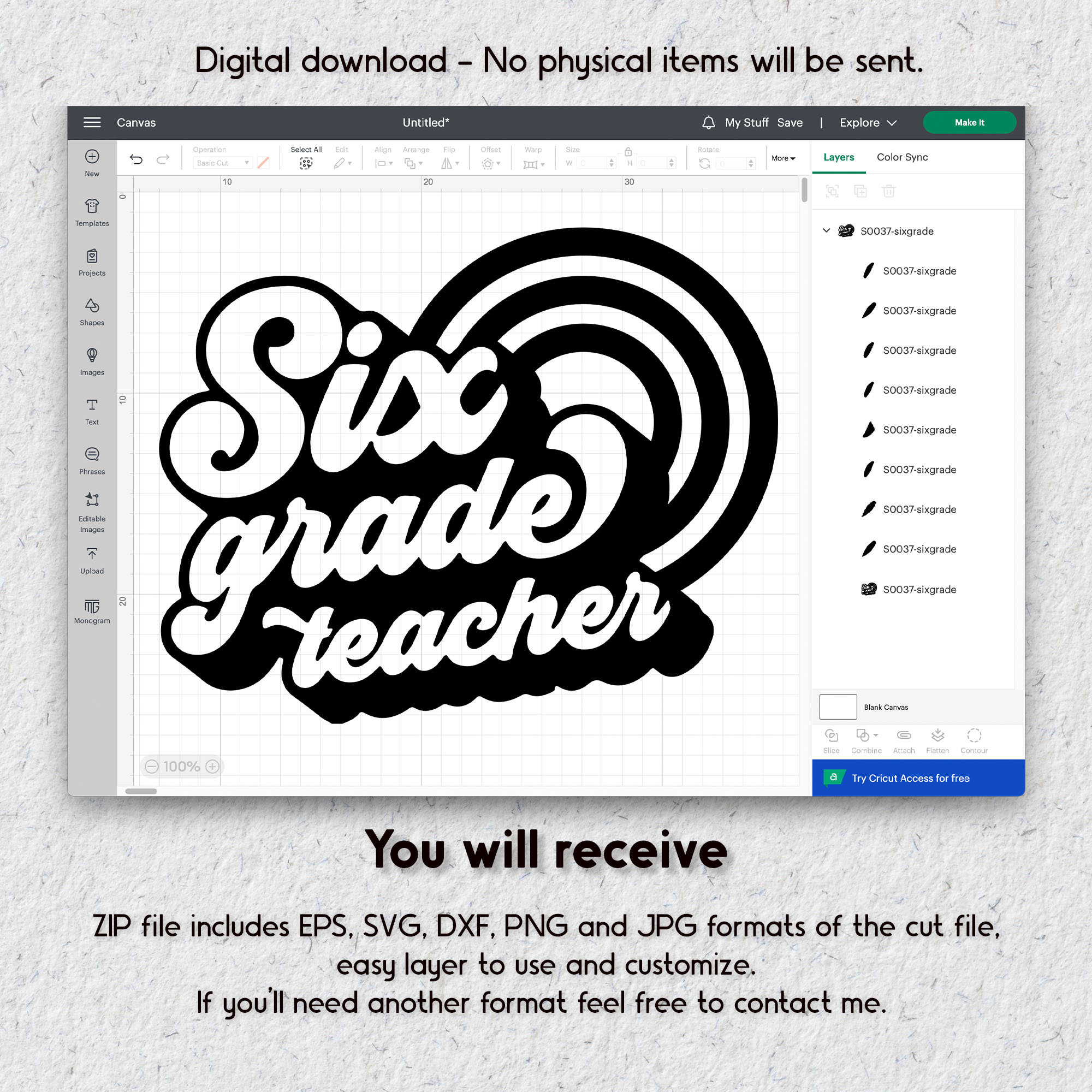 6th Grade Svg Sixth Grade Squad Svg Back to School Svg - Etsy