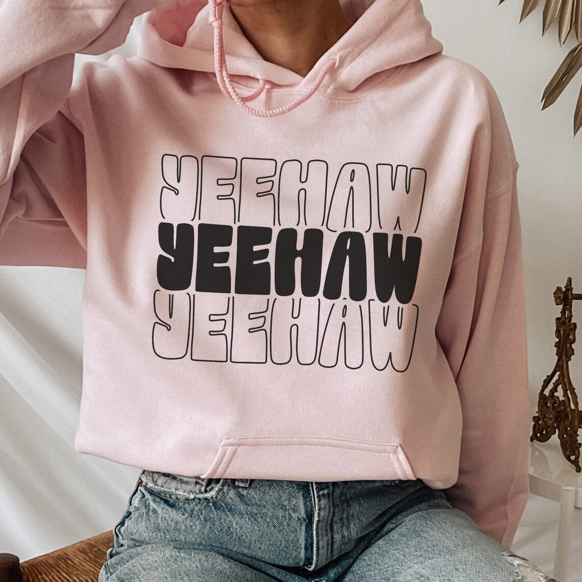 Yee Haw Svg Country Music Svg YEEHAW Cowboy Wavy Letters - Etsy