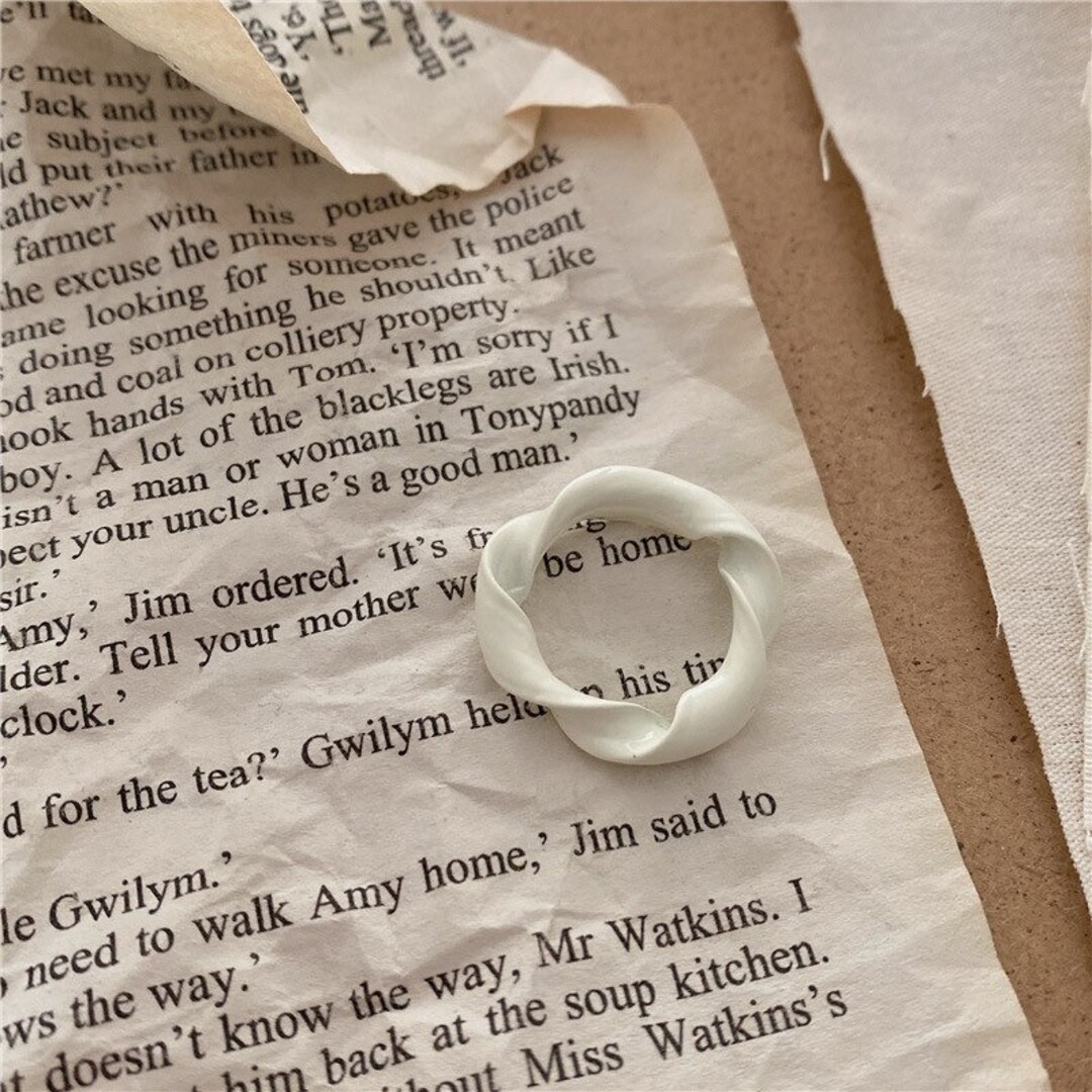 Resin Ins Style Rings - Etsy
