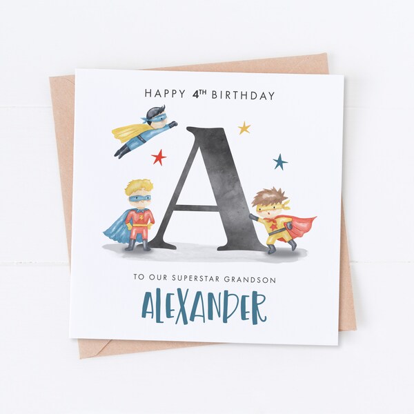 Superhero Cards - Etsy