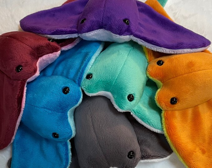 Custom Stingray Plush Toy, Manta Ray Stuffed Animal Ocean Theme ...