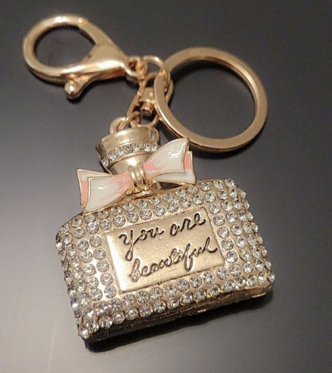 You Are Beautiful Keychain | Etsy